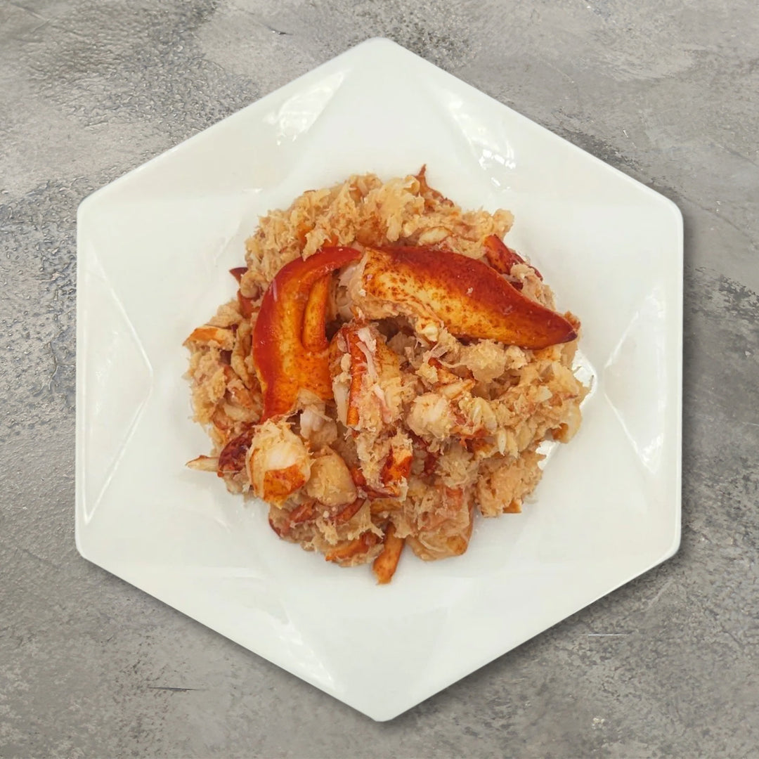 Cooked Canadian Lobster Meat | 320g Net Weight | Seafood Direct ...
