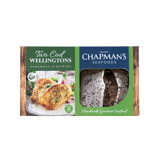 Frozen Chapman's Cod Wellington | 2 x 205g (410g) | Seafood Direct ...
