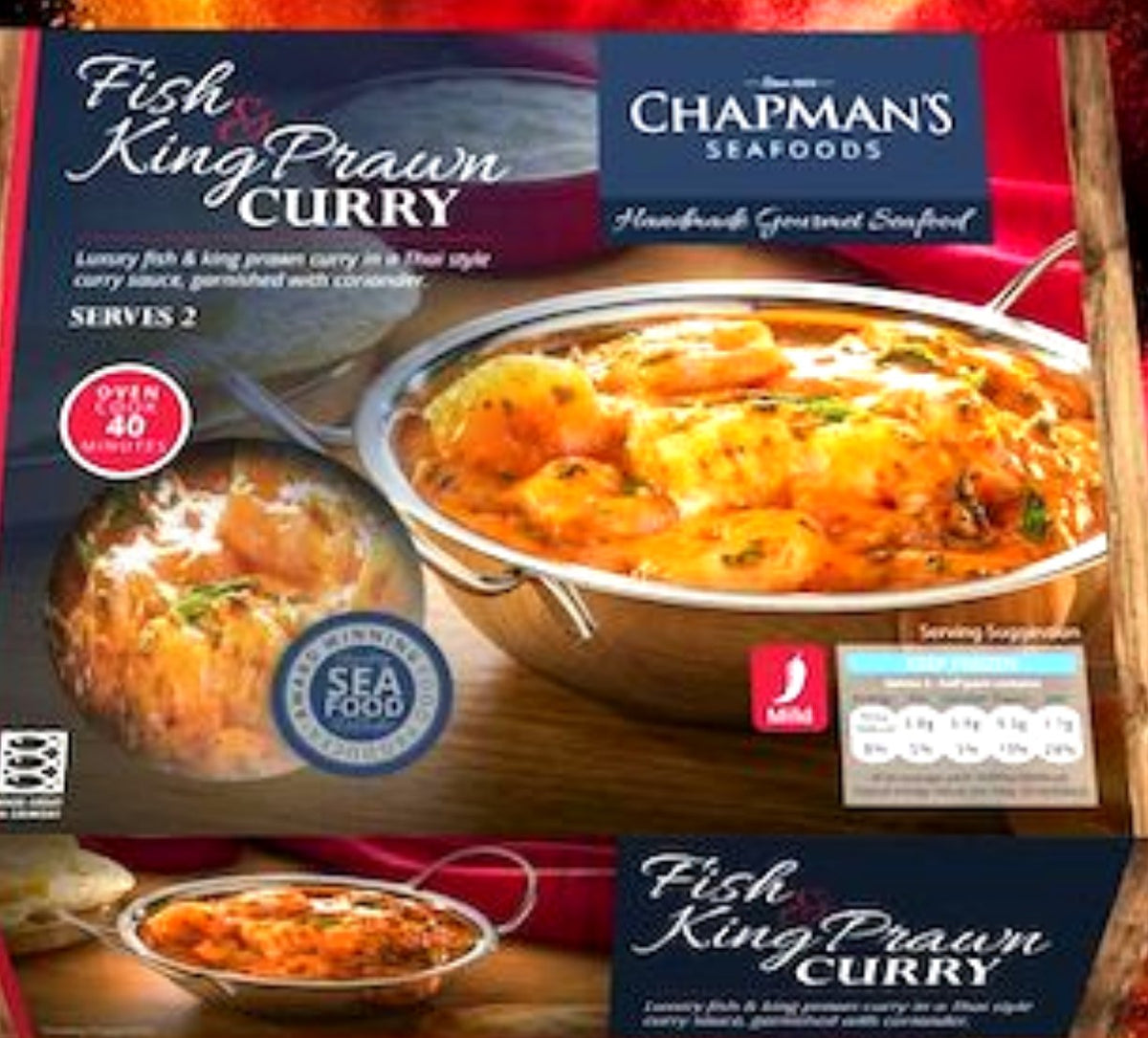 Luxury Fish And King Prawn Curry | 400g | Seafood Direct – Seafood ...