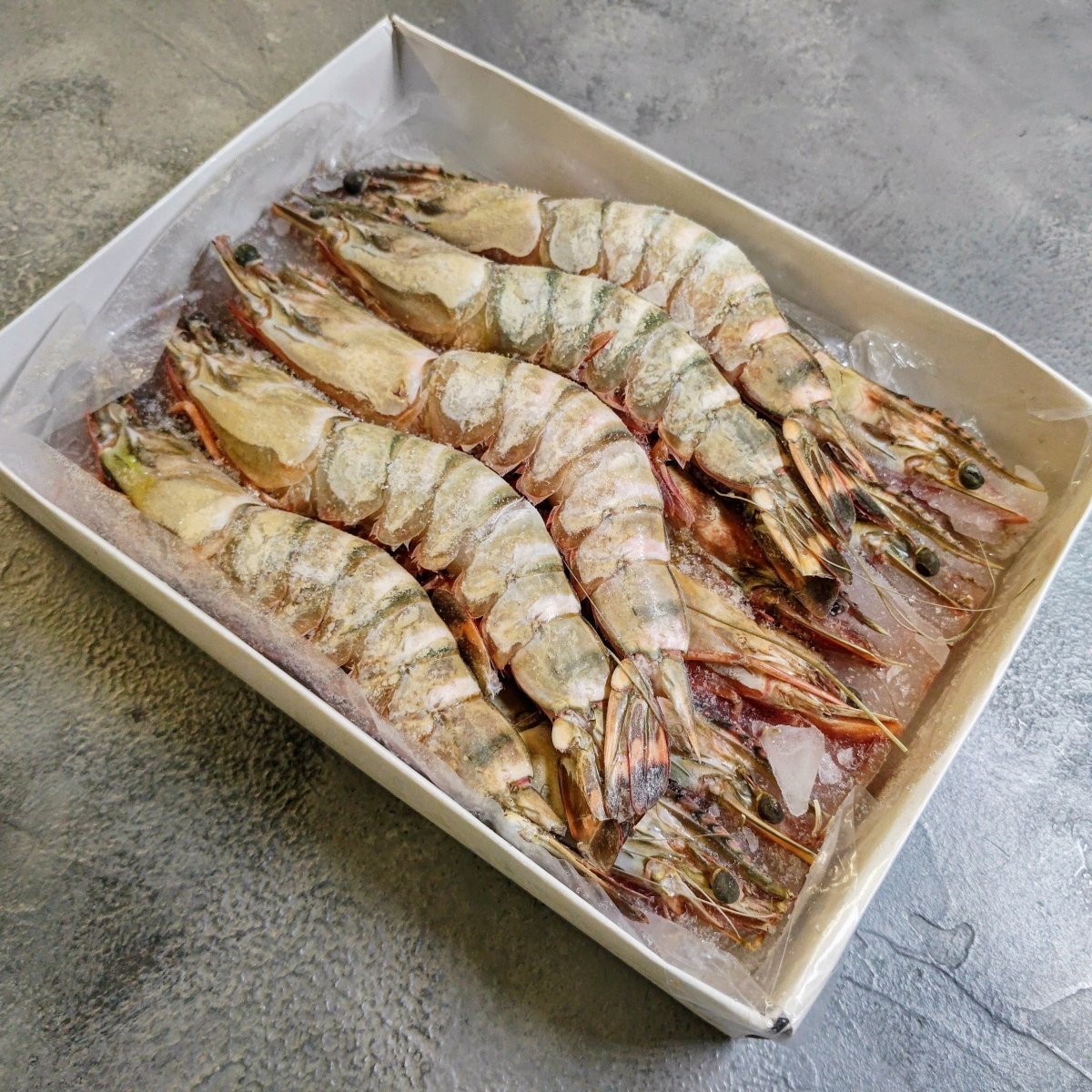 Sea Tiger Prawns with Head On & Shell On | 8-12 | Seafood Direct ...